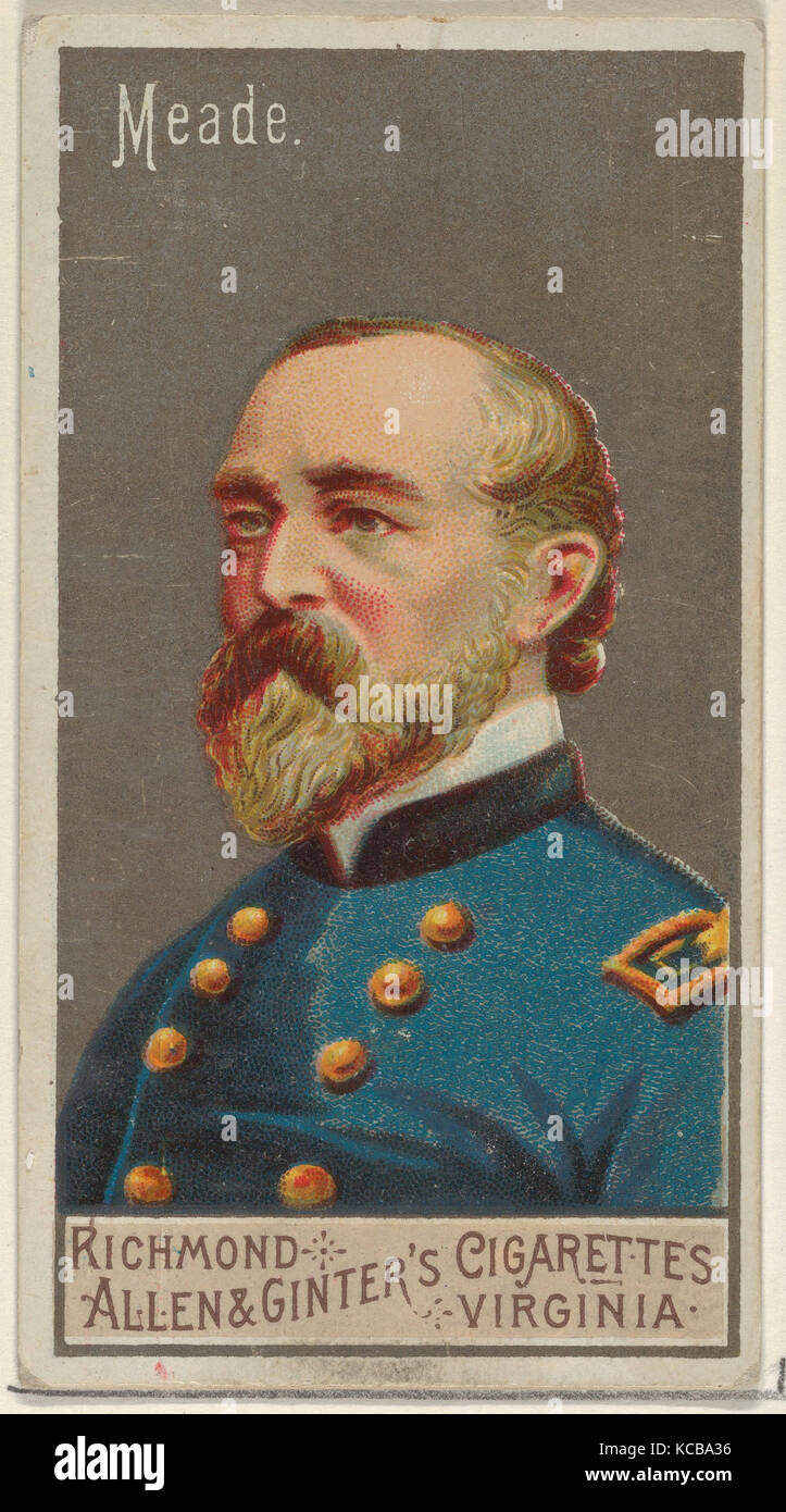 George Gordon Meade, from the Great Generals series (N15) for Allen ...