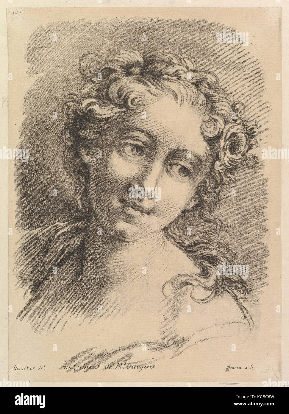 Crayon manner engraving in brown ink hi-res stock photography and ...