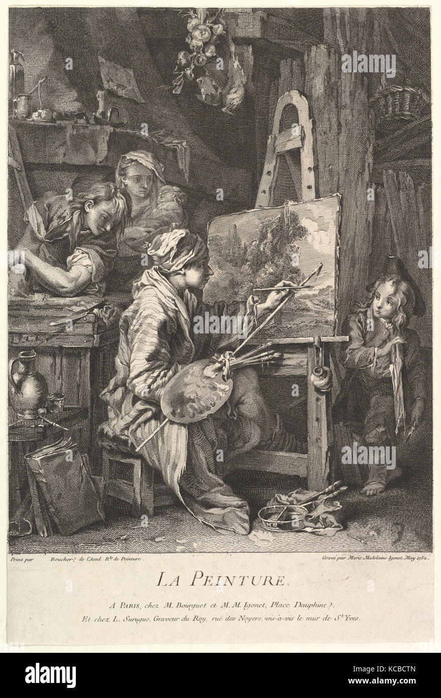 Painting, 1752, Etching and engraving, sheet: 14 5/16 x 9 5/8 in. (36.4 ...