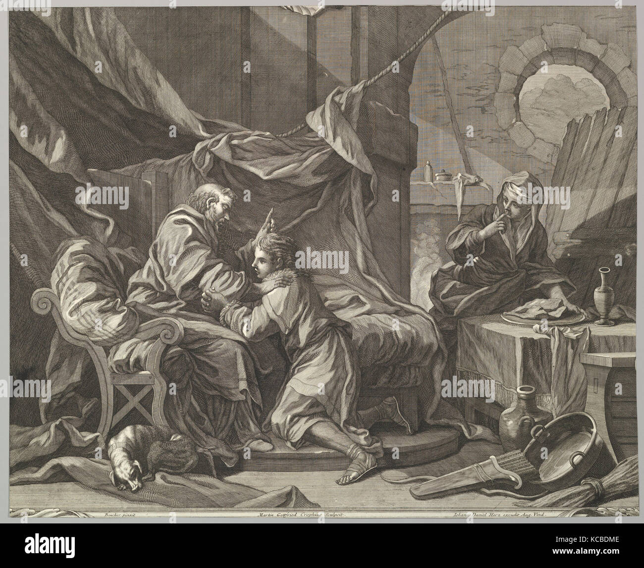 Isaac blessing jacob hi-res stock photography and images - Alamy