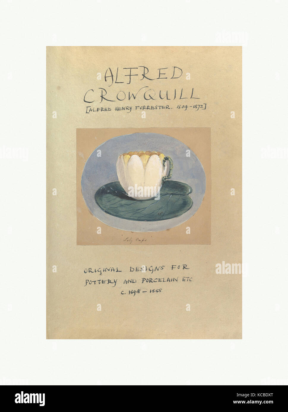 Drawn title page inscribed "Alfred Crowquill Alfred Henry Forrester ...