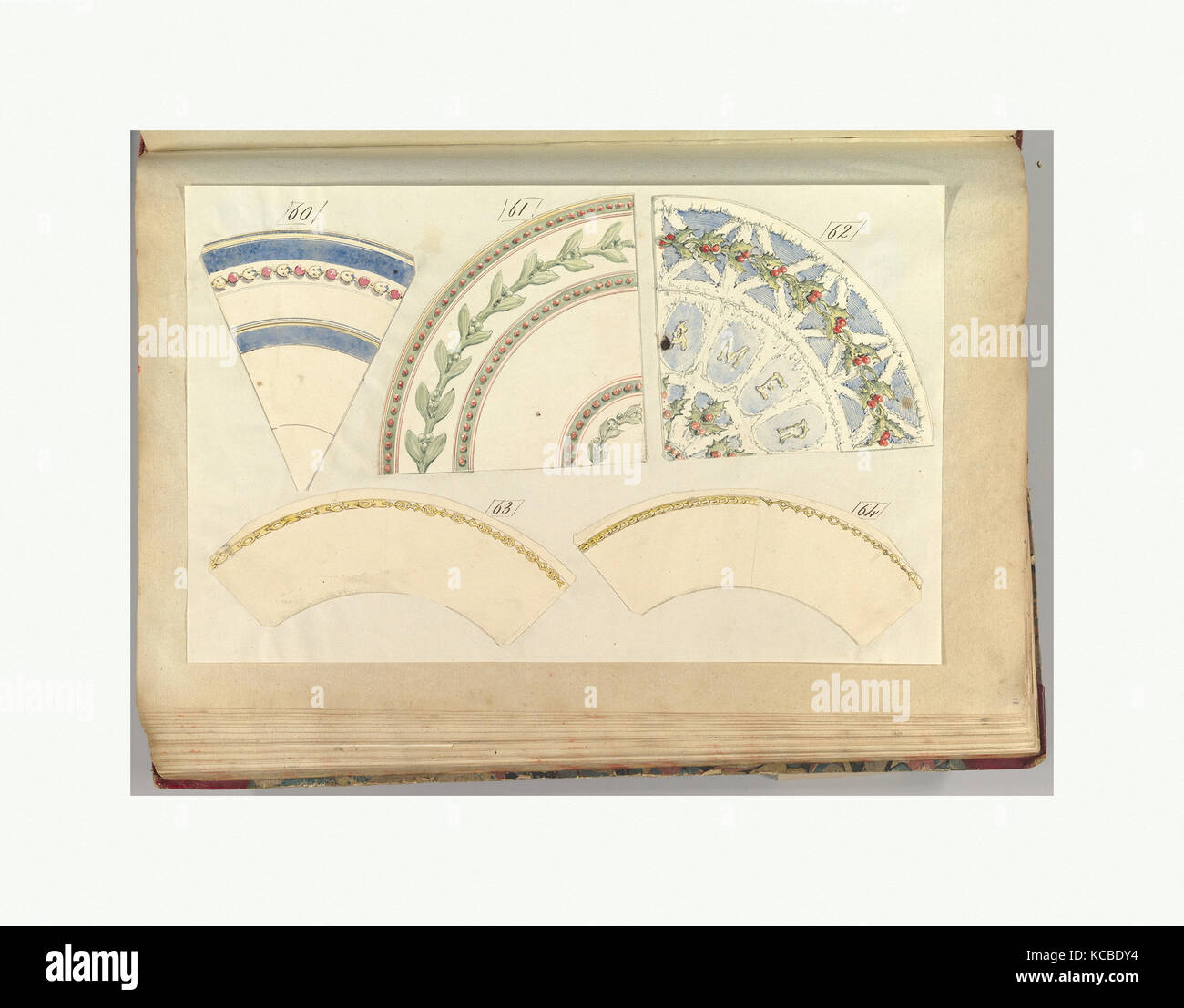 Five Designs for Decorated Plates, Alfred Henry Forrester Alfred ...