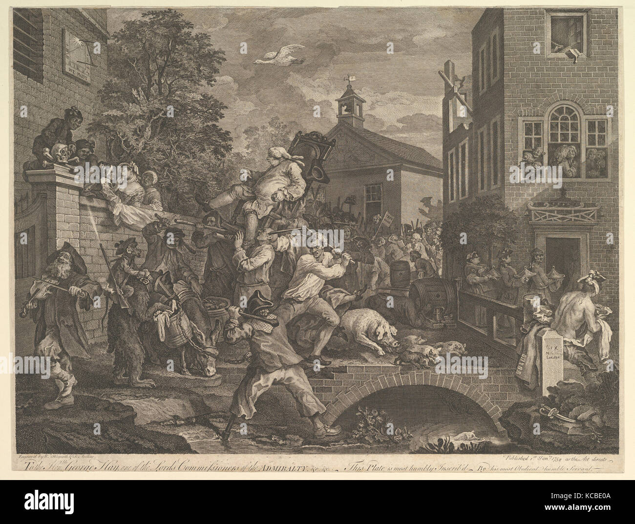 Chairing the Members, Plate IV: Four Prints of an Election, January 1 ...