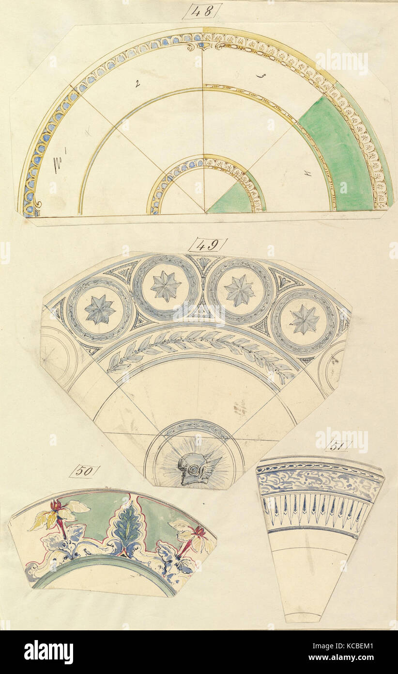 Seven Designs for Decorated Plates, Alfred Henry Forrester Alfred ...