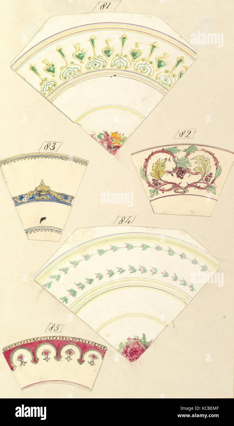Five Designs for Decorated Plates, Alfred Henry Forrester Alfred ...