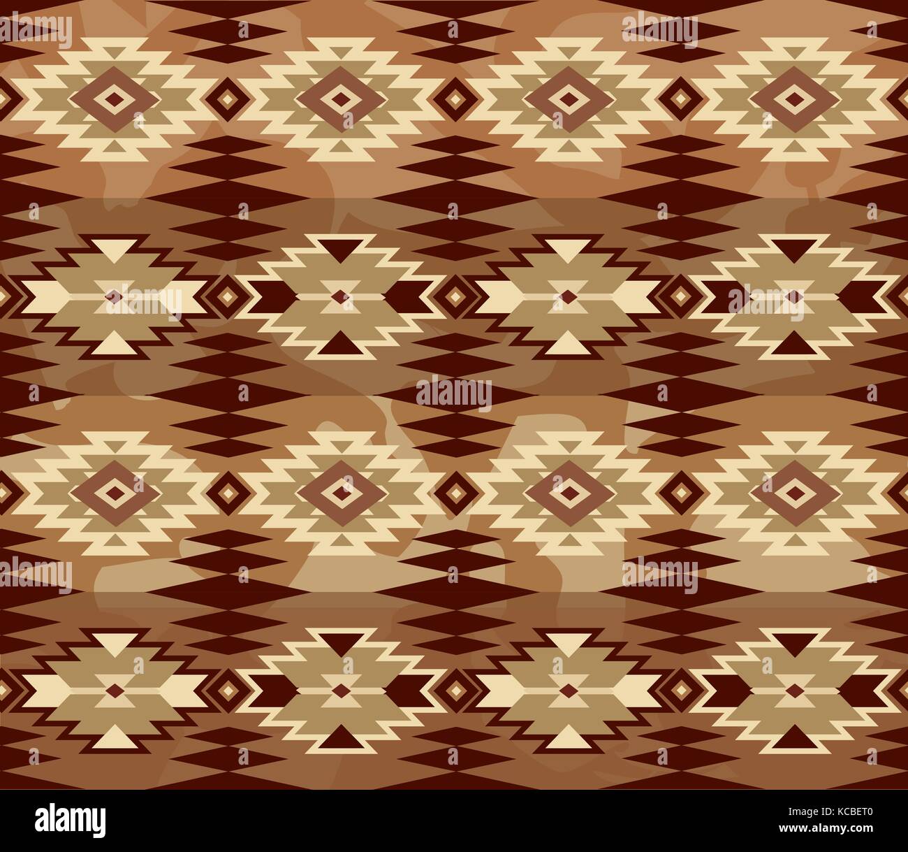 Abstract geometric seamless pattern with aztec ornament. Ethnic cloth ...
