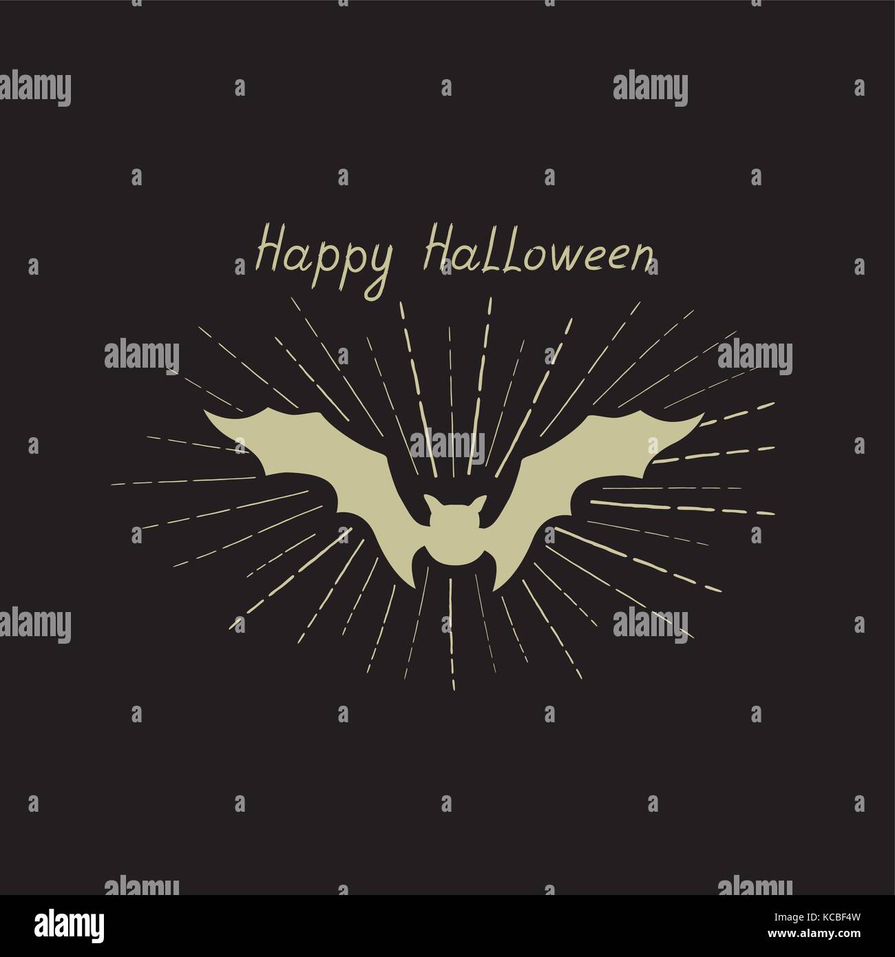 Horror moon beams Stock Vector Images - Alamy