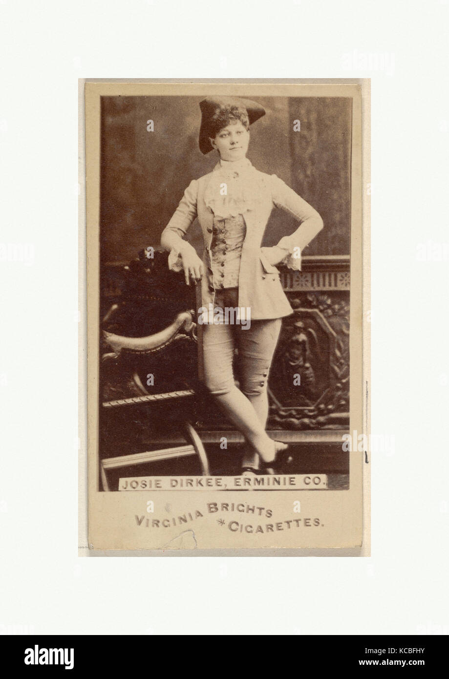 Josie Dirkee, Erminie Co., from the Actors and Actresses series (N45 ...