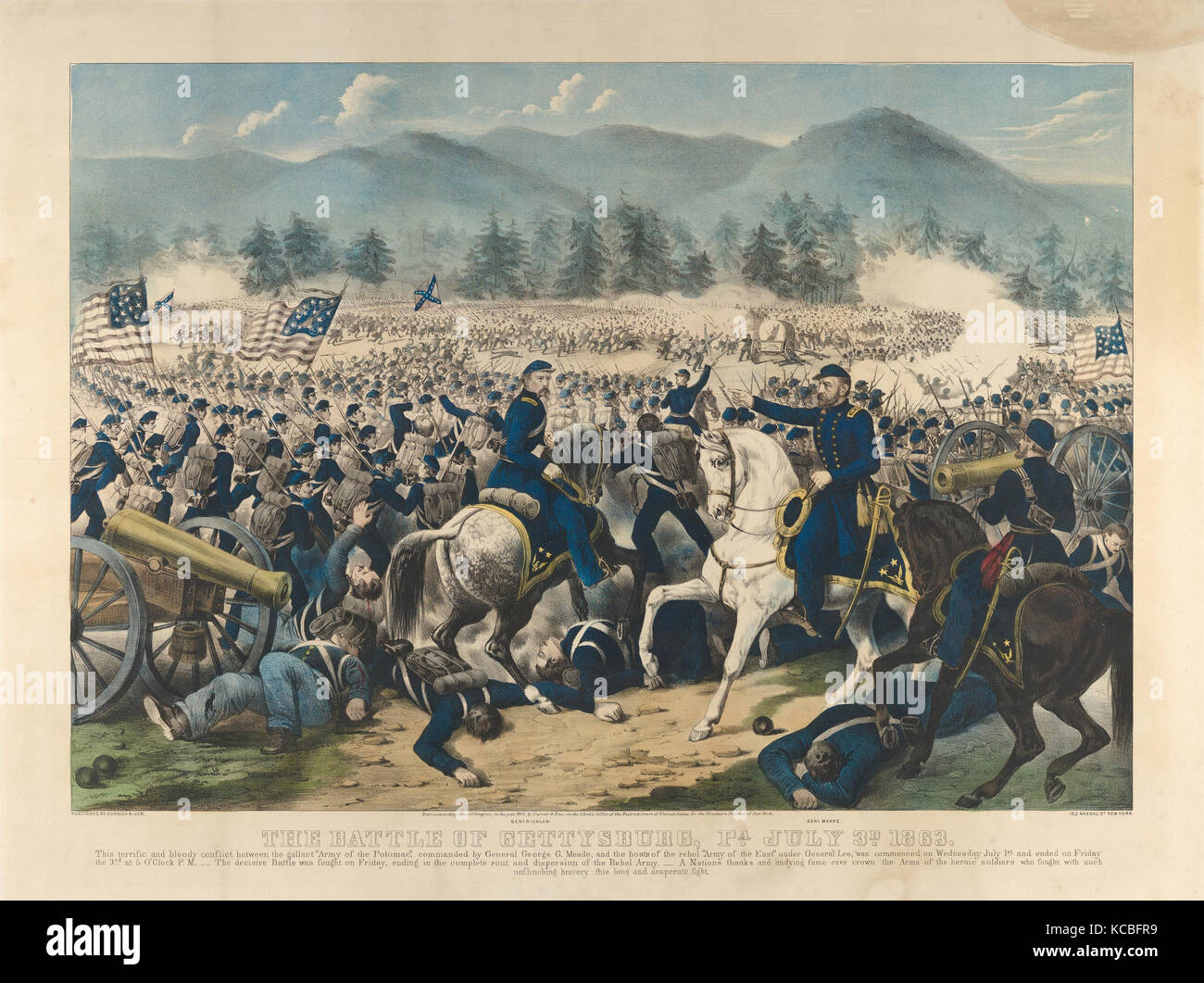Battle of gettysburg july 1863 hi-res stock photography and images - Alamy