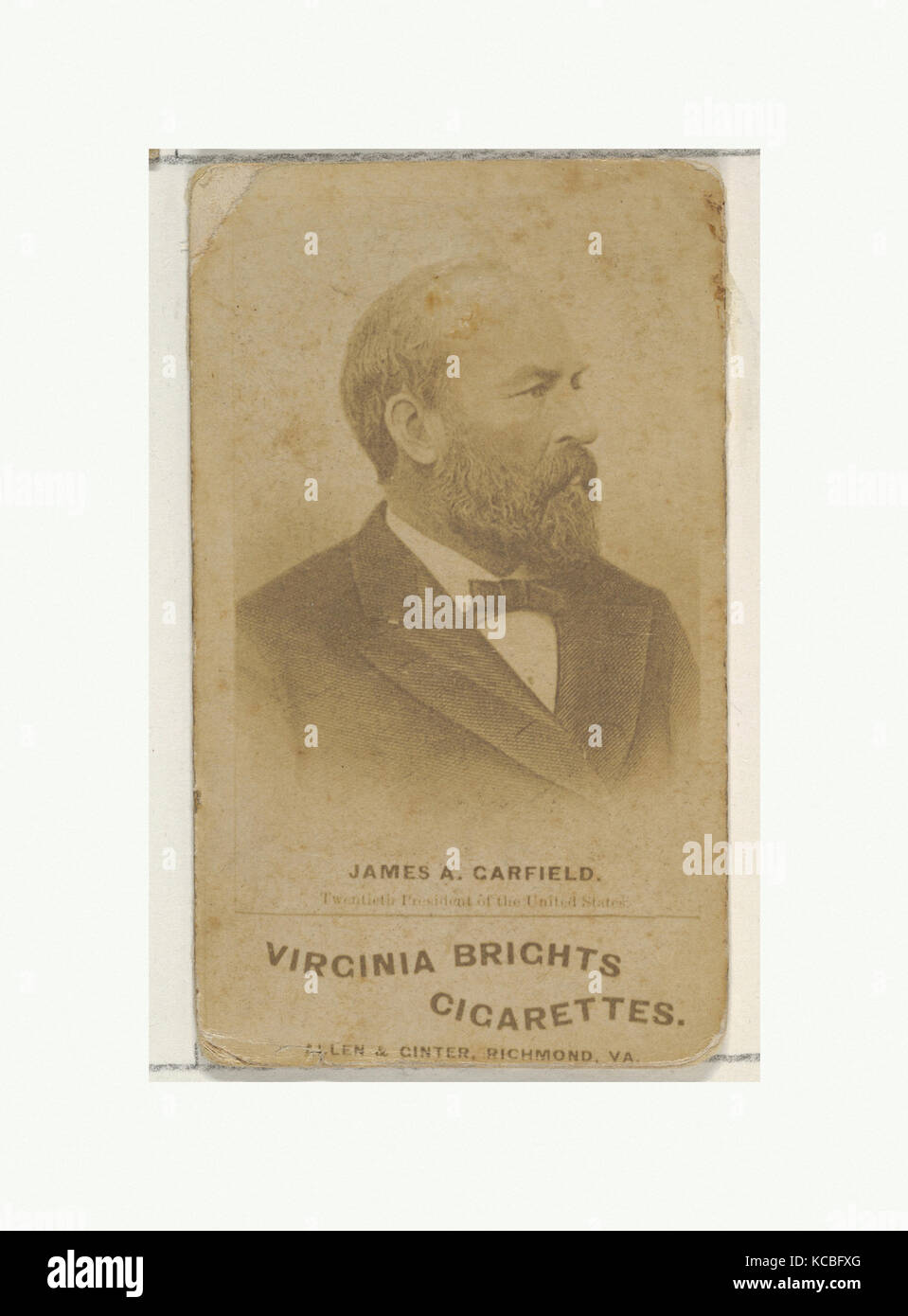 James A. Garfield, from the Presidents of the United States series (N51 ...