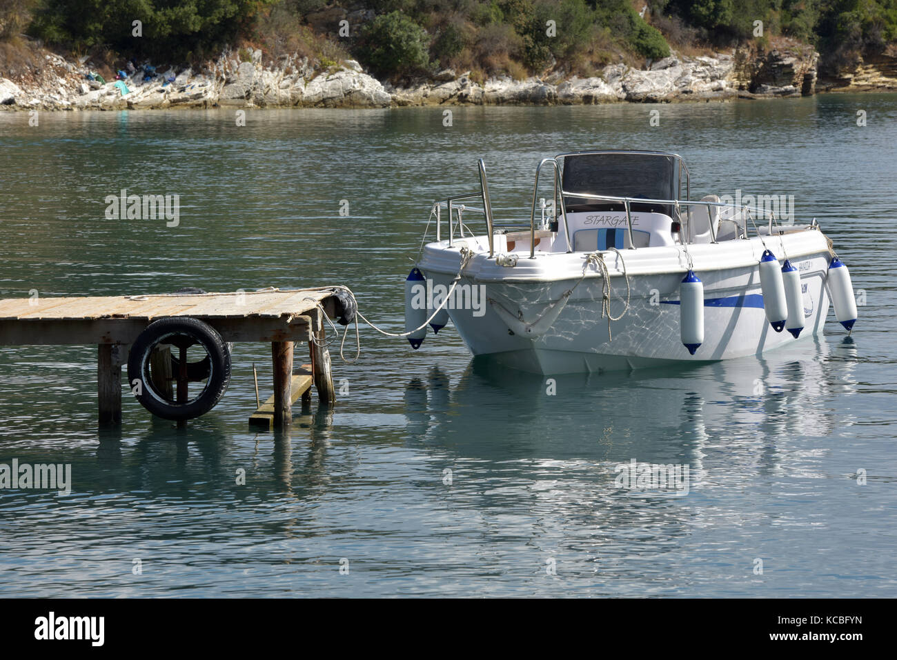 Corfu moorings hi-res stock photography and images - Alamy