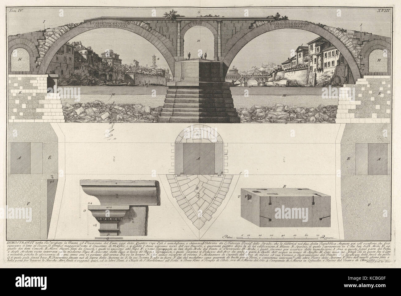 Pons fabricius bridge hi-res stock photography and images - Alamy