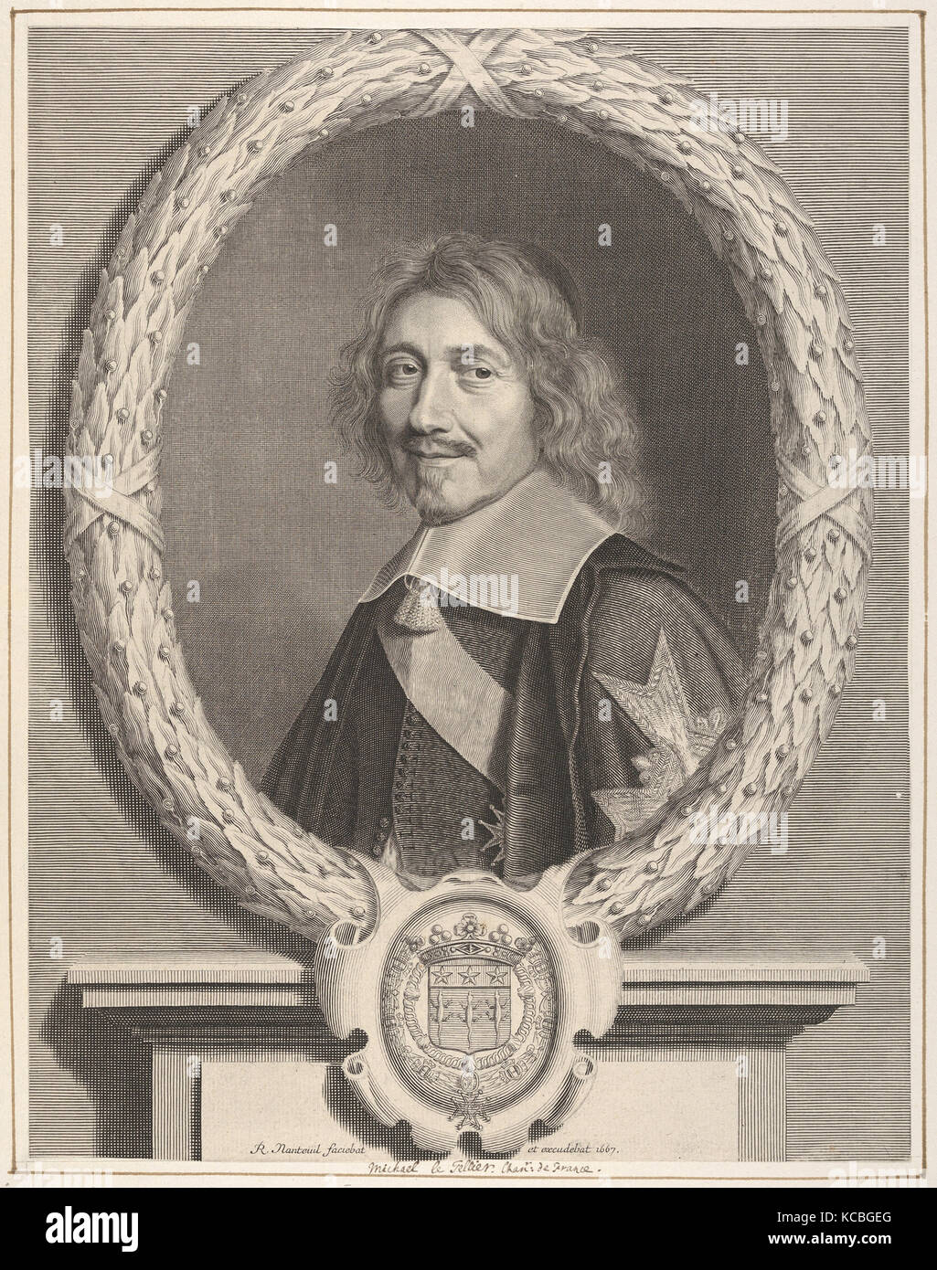 Chancelier Le Tellier, Robert Nanteuil, 17th century Stock Photo - Alamy