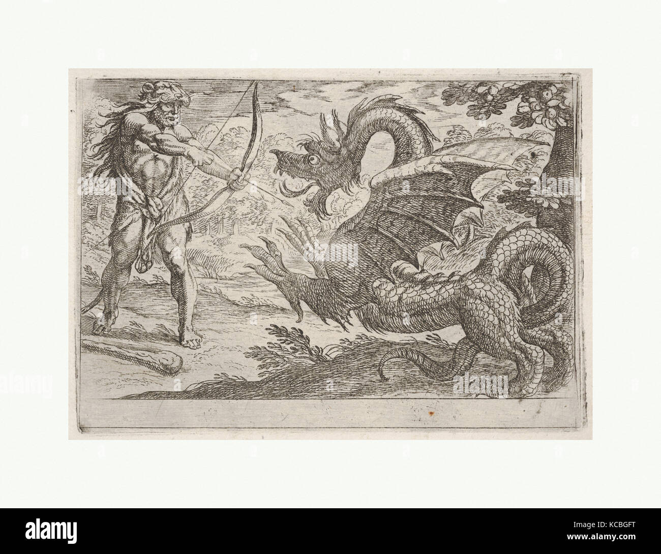 Ladon Dragon Drawing