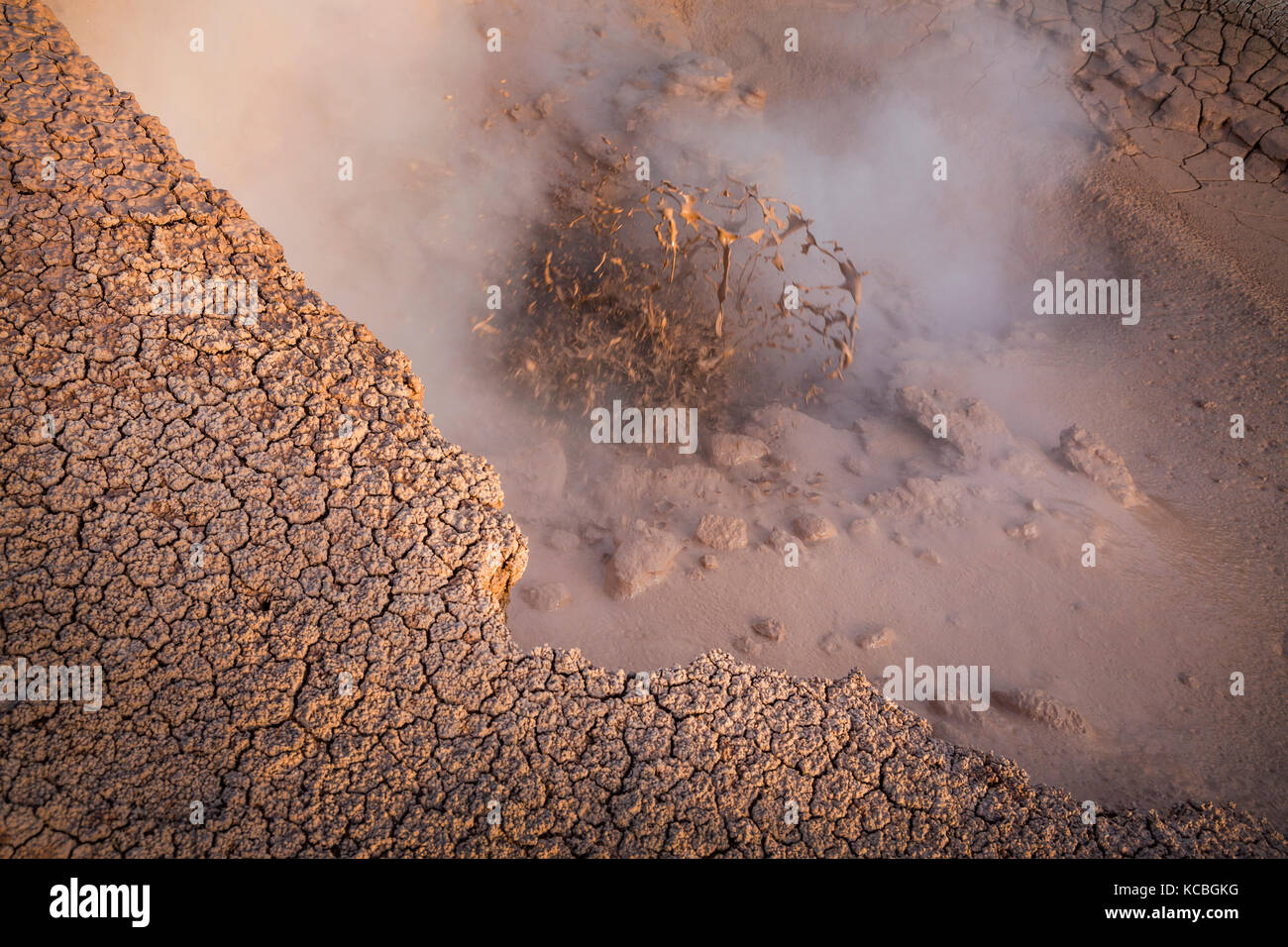 Close-up view of fumarole eruption Stock Photo - Alamy