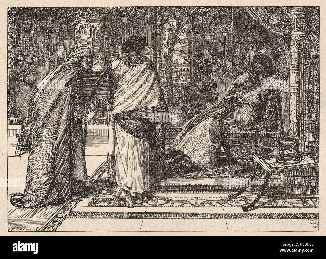 Drawings and Prints, Print, Joseph Presents His Father to Pharoah ...