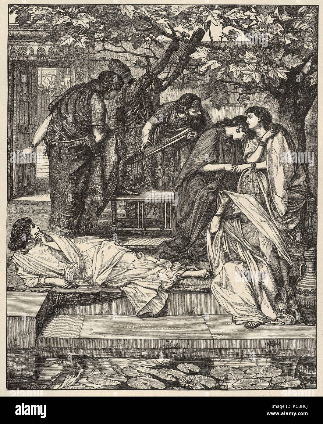 Drawings and Prints, Print, By the Rivers of Babylon (Dalziels' Bible ...