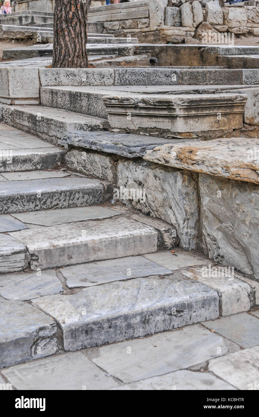 Acropolis steps athens hi-res stock photography and images - Alamy