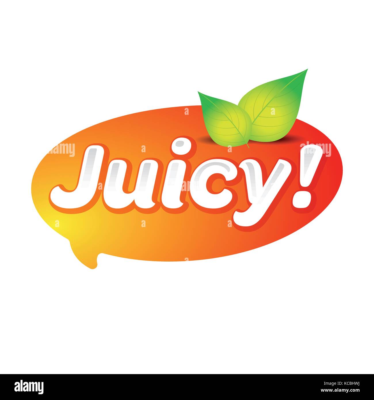 Juicy fruit logo Stock Vector Images - Alamy