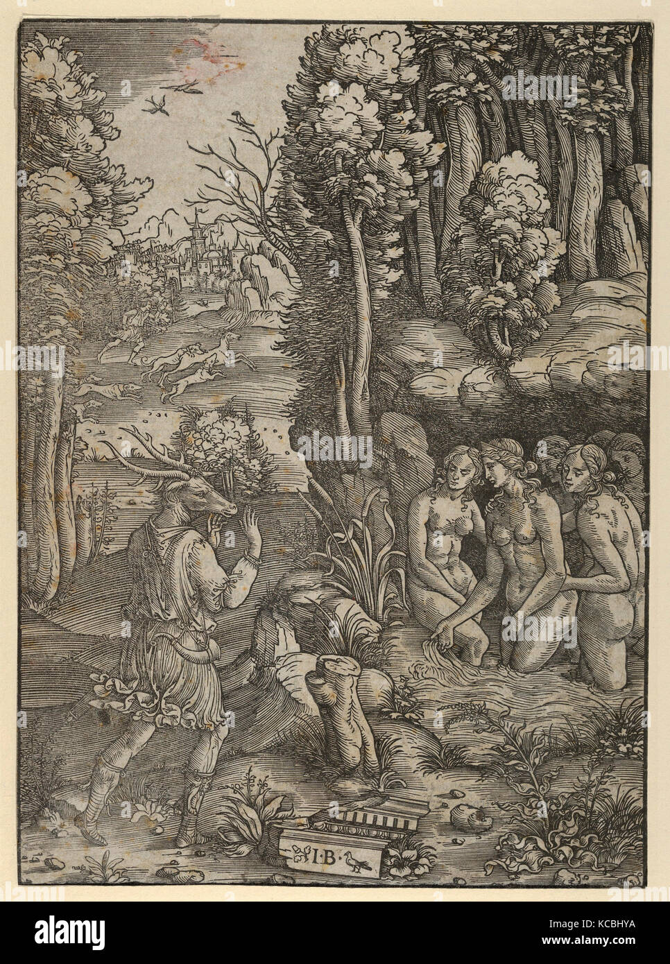 Diana turning actaeon hi-res stock photography and images - Alamy