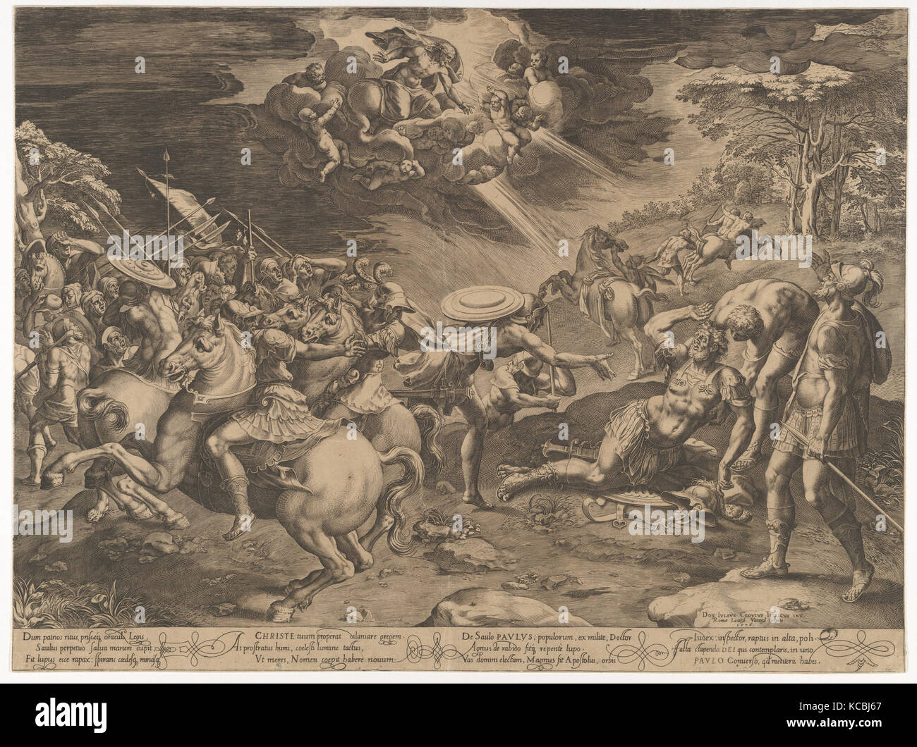 The conversion of paul giulio clovio hi-res stock photography and ...