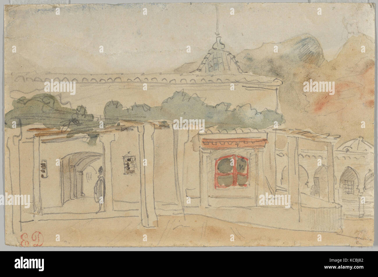 Watercolor over graphite hi-res stock photography and images - Alamy