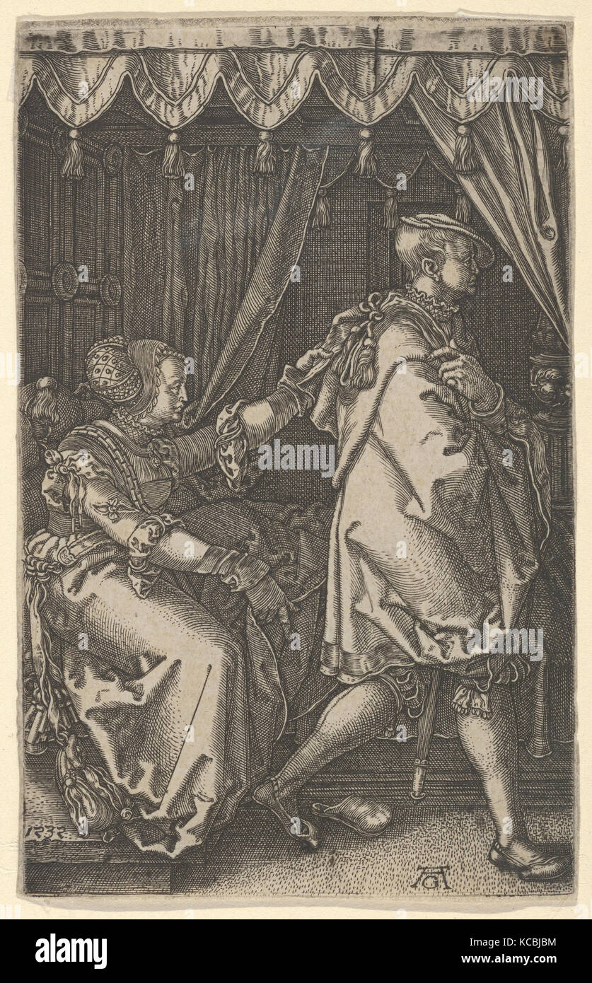 Joseph and Potiphar's Wife, from The Story of Joseph, Heinrich ...