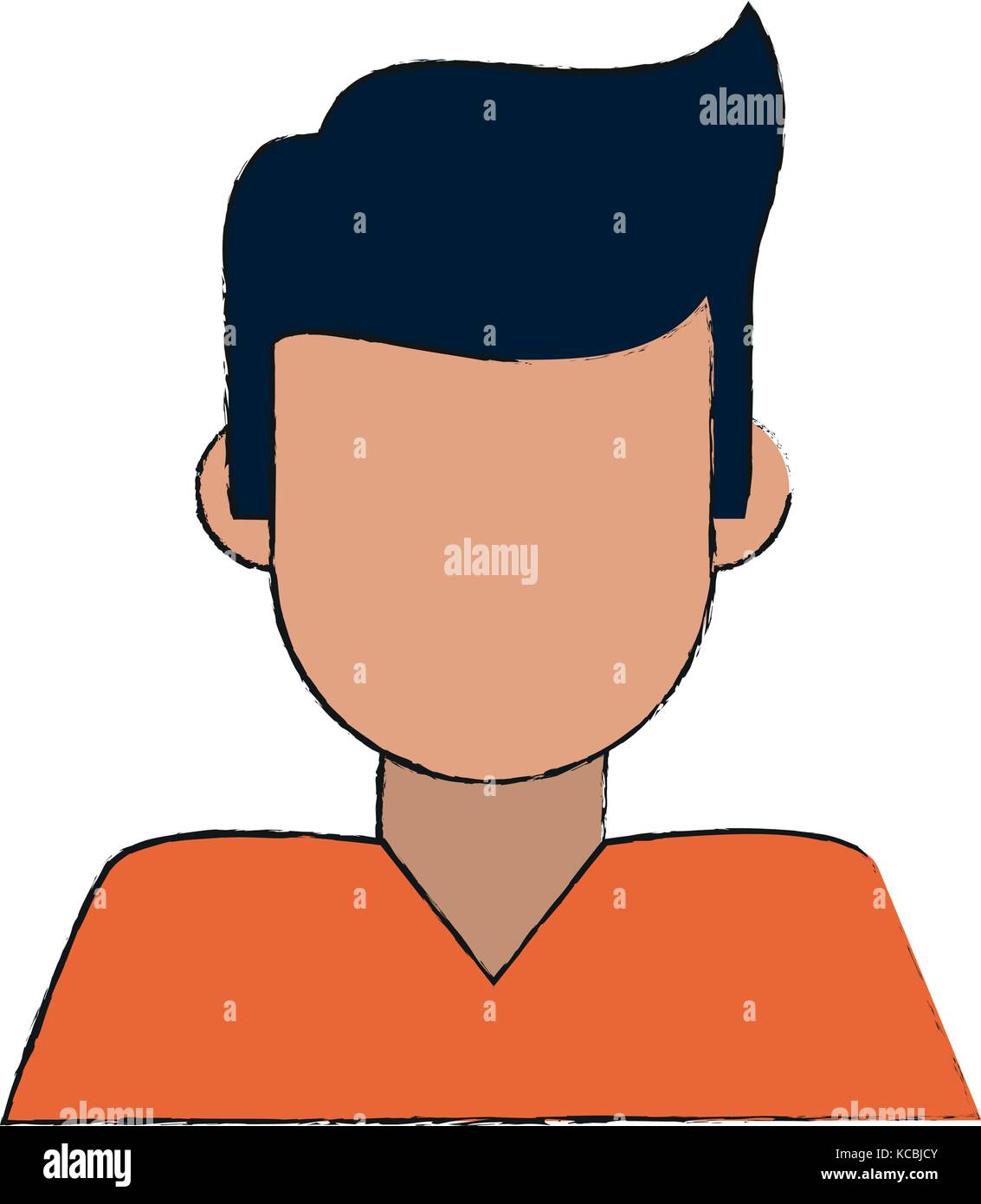 Man faceless cartoon Stock Vector Image & Art - Alamy