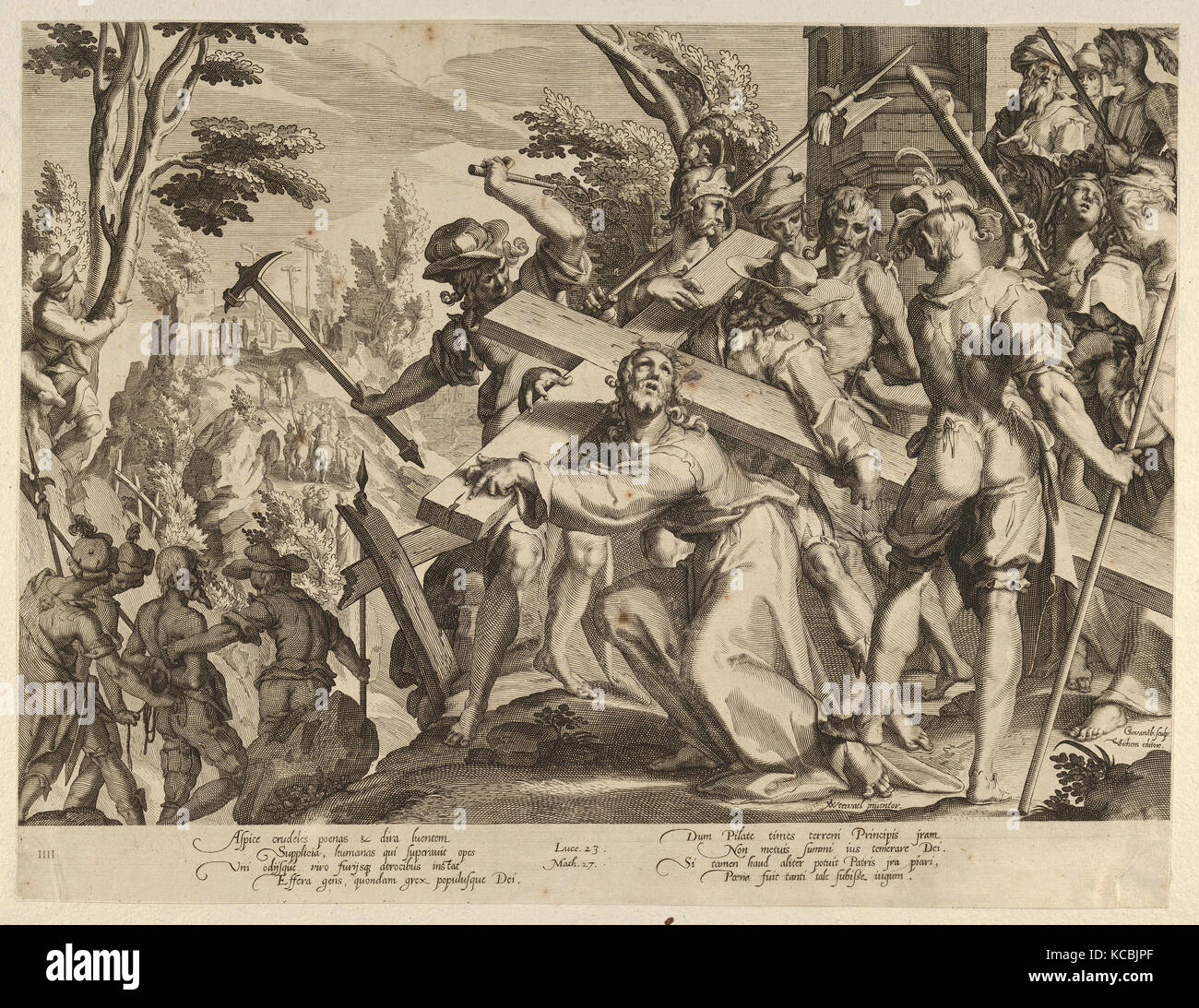 Drawings and Prints, Print, Christ Carrying the Cross, from Thronus ...