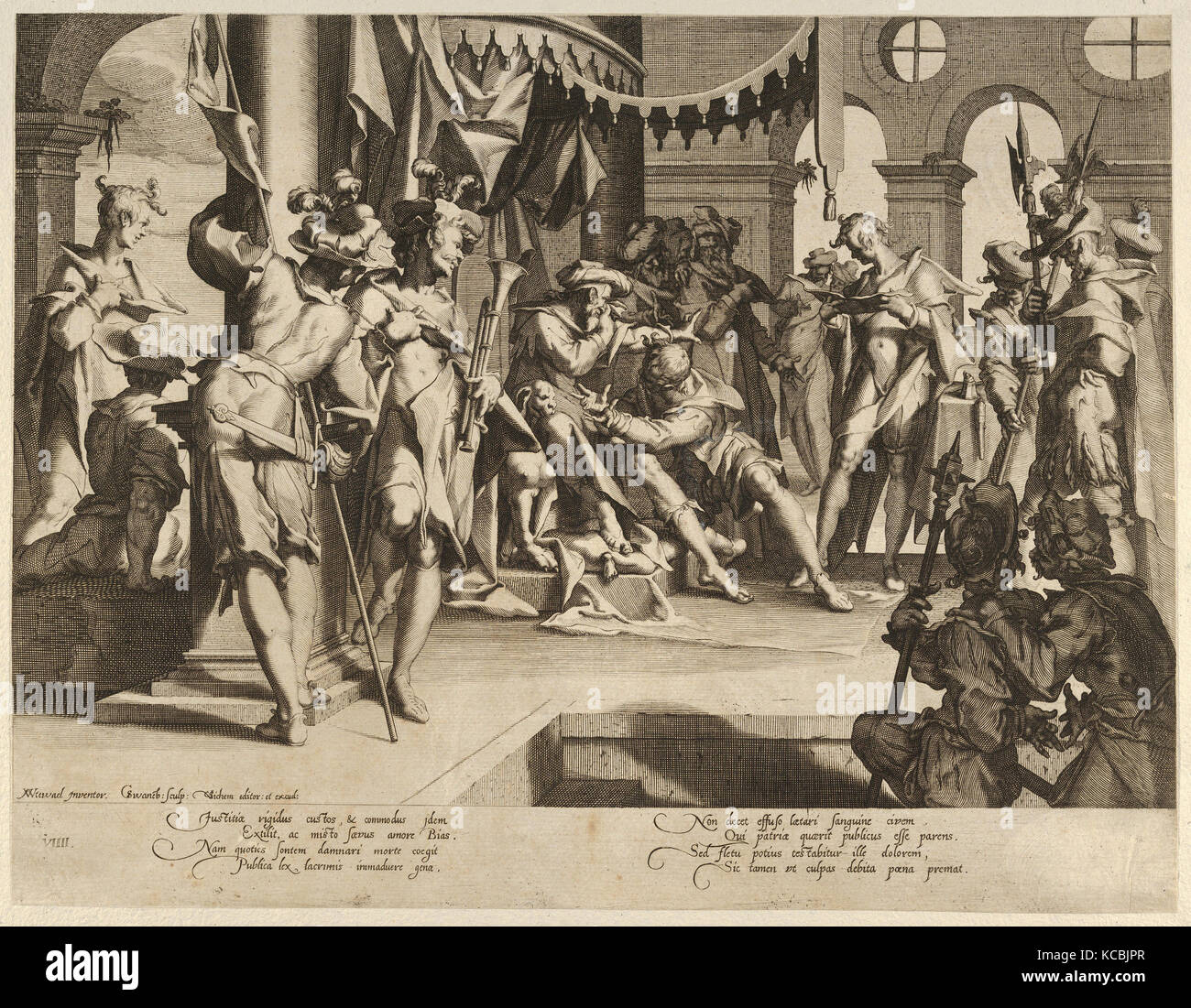 Drawings and Prints, Print, The Judge Bias Shedding Tears, from Thronus ...