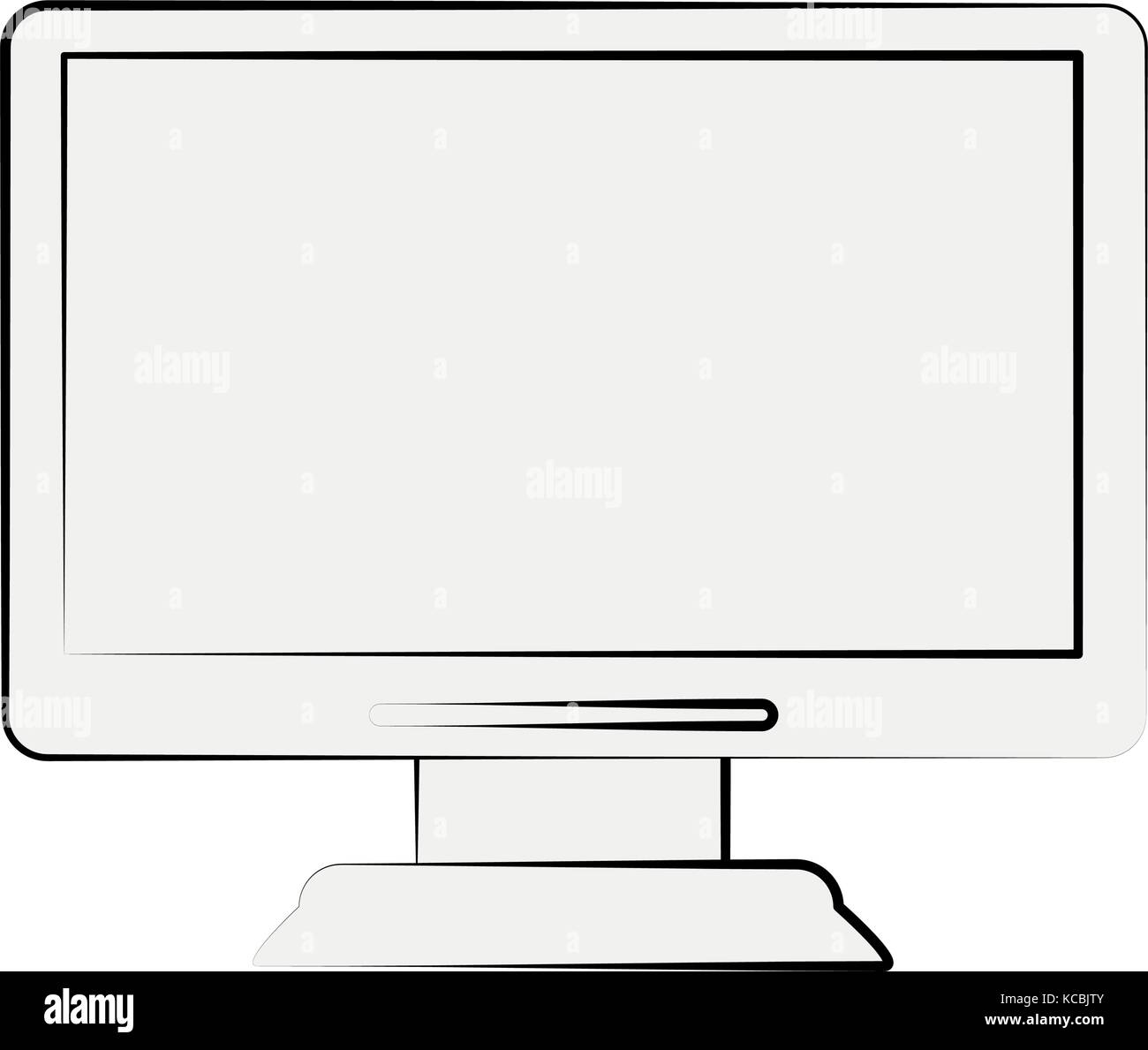 Pc screen monitor Stock Vector Image & Art - Alamy