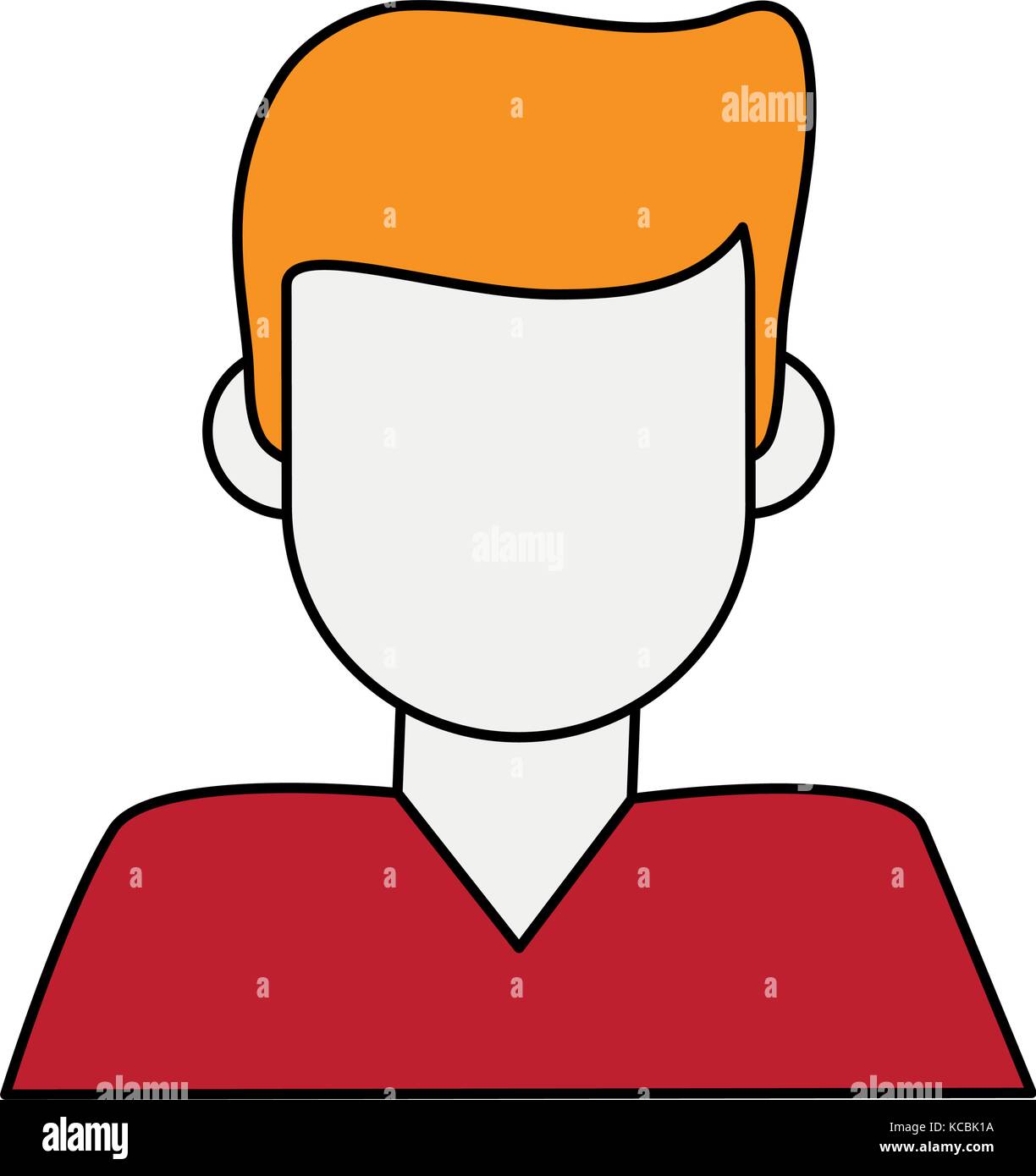 Man faceless cartoon Stock Vector Image & Art - Alamy