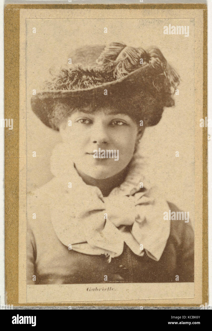 Gabrielle, from the Actresses and Celebrities series (N60, Type 2 ...