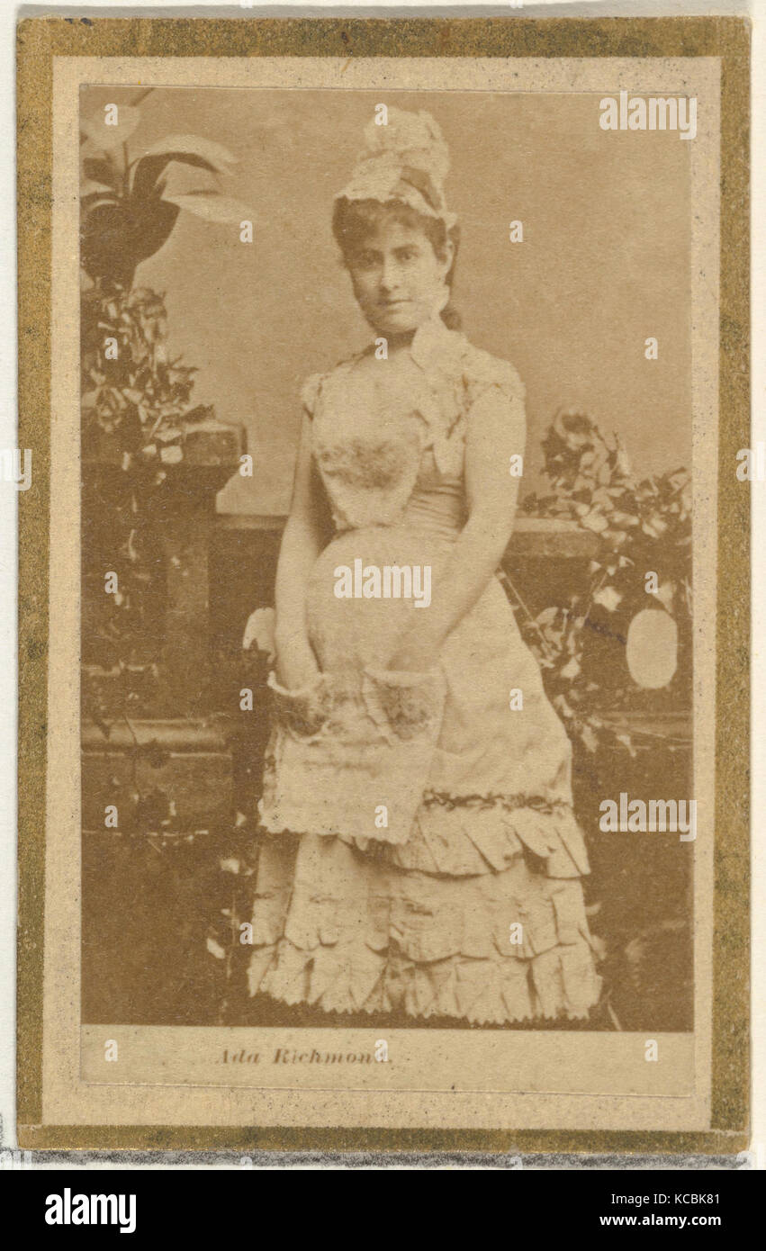 Ada Richmond, from the Actresses and Celebrities series (N60, Type 2 ...