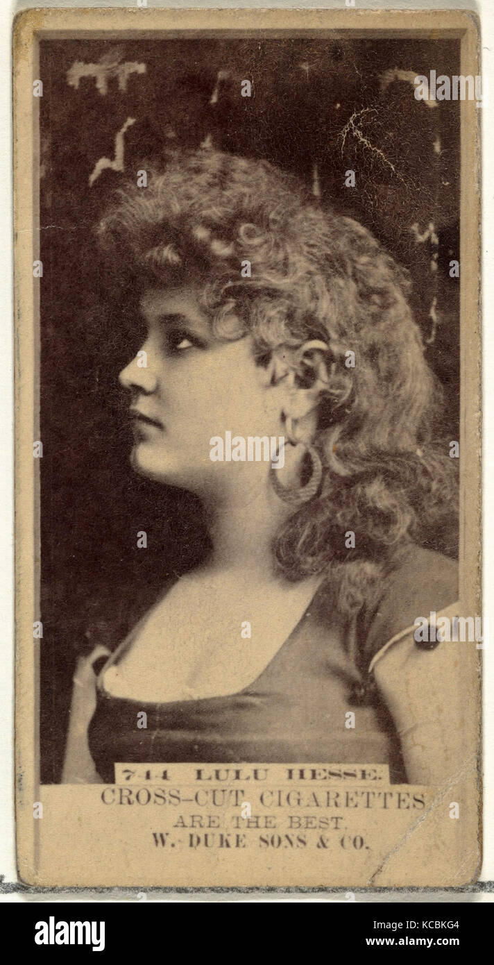 Drawings and Prints, Photograph, Card Number 744, Lulu Hesse, from the ...