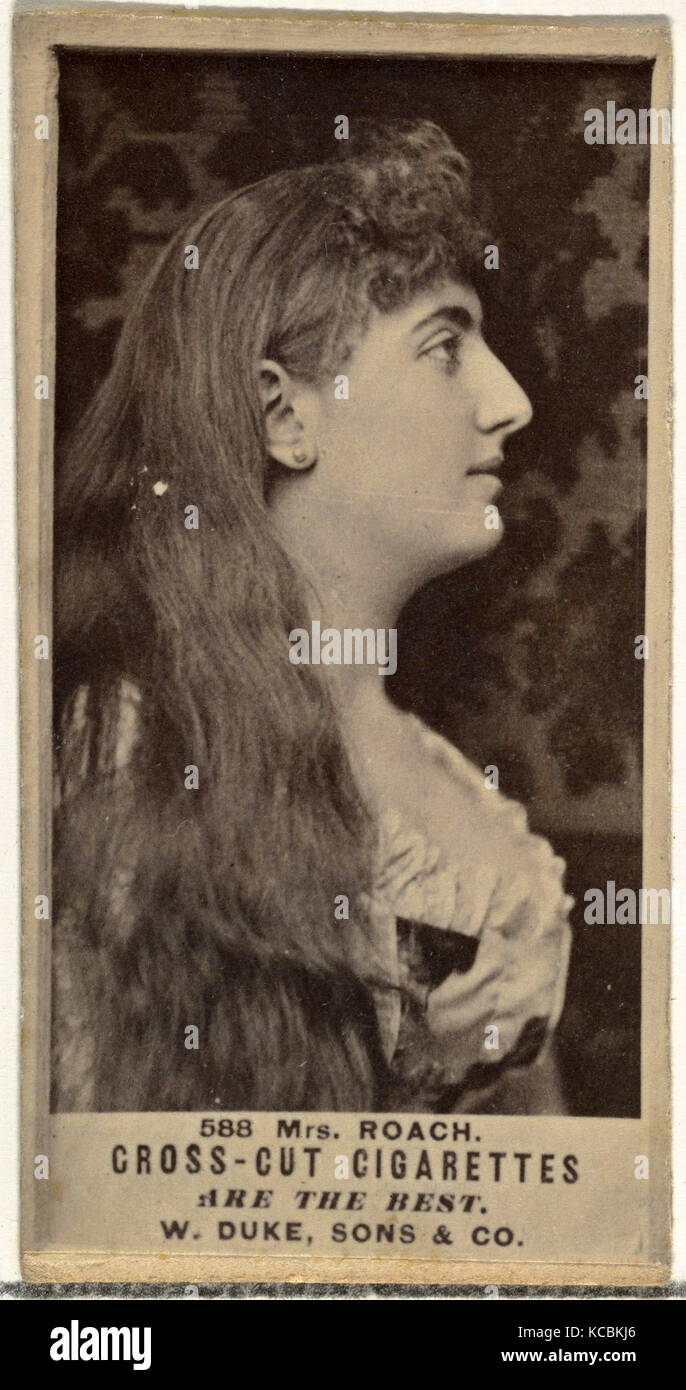 Drawings and Prints, Photograph, Card Number 588, Mrs. Roach, from the ...