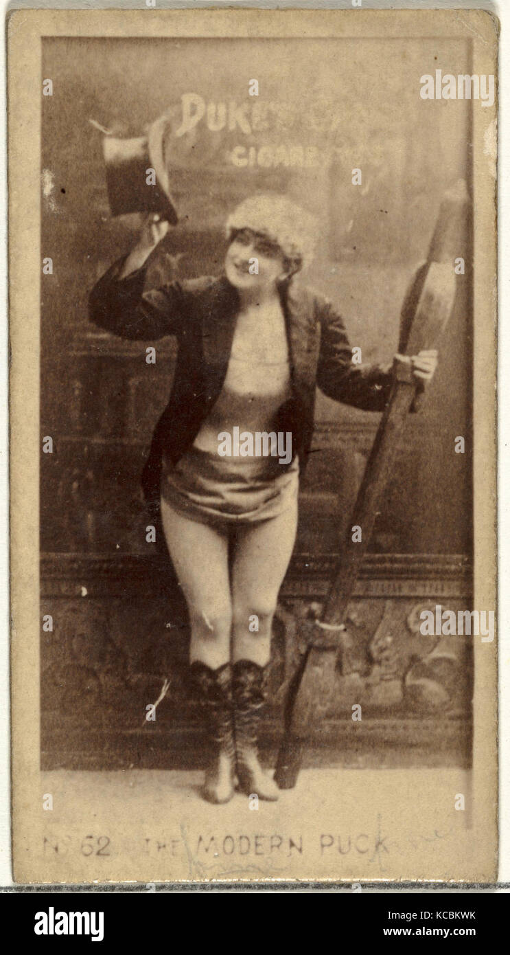 Drawings and Prints, Photograph, Card Number 62, The Modern Puck, from ...