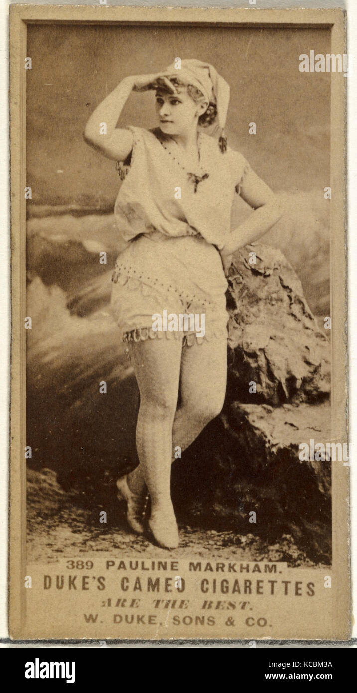 Drawings and Prints, Photograph, Card Number 389, Pauline Markham, from ...