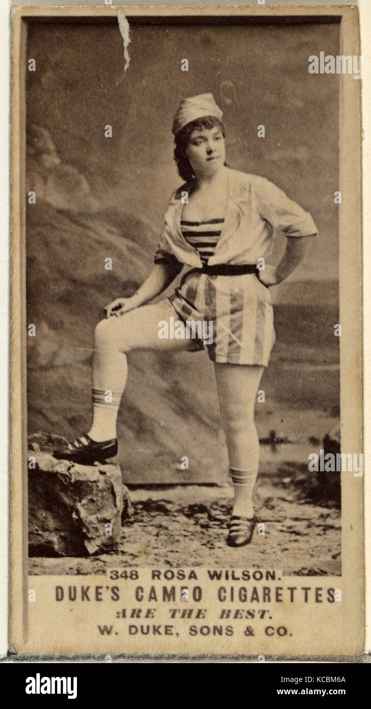 Drawings and Prints, Photograph, Card Number 348, Rosa Wilson, from the ...