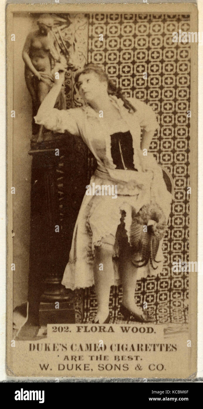 Drawings and Prints, Photograph, Card Number 202, Flora Wood, from the ...