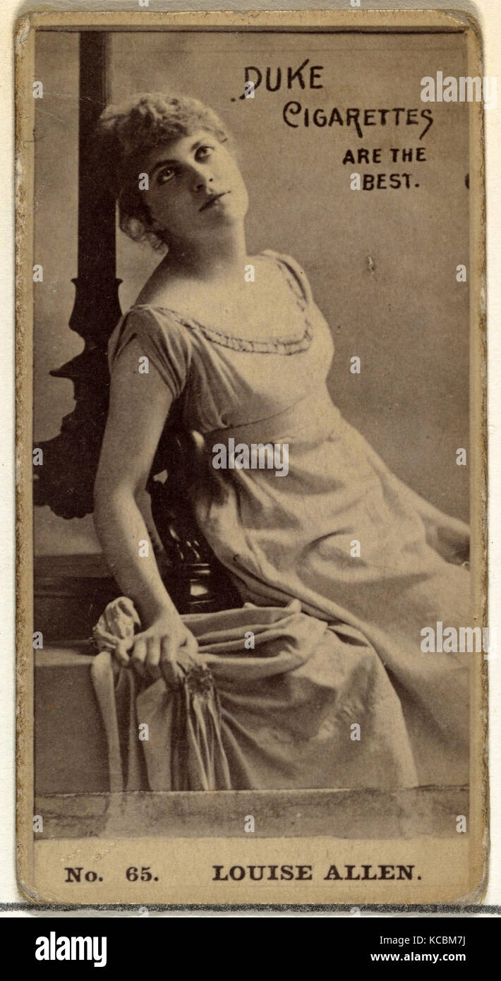 Drawings and Prints, Photograph, Card Number 65, Louise Allen, from the ...