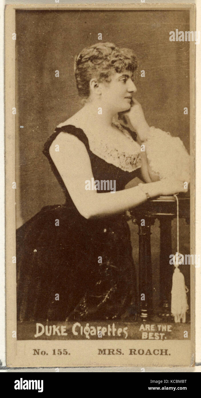 Drawings and Prints, Photograph, Card Number 155, Mrs. Roach, from the ...