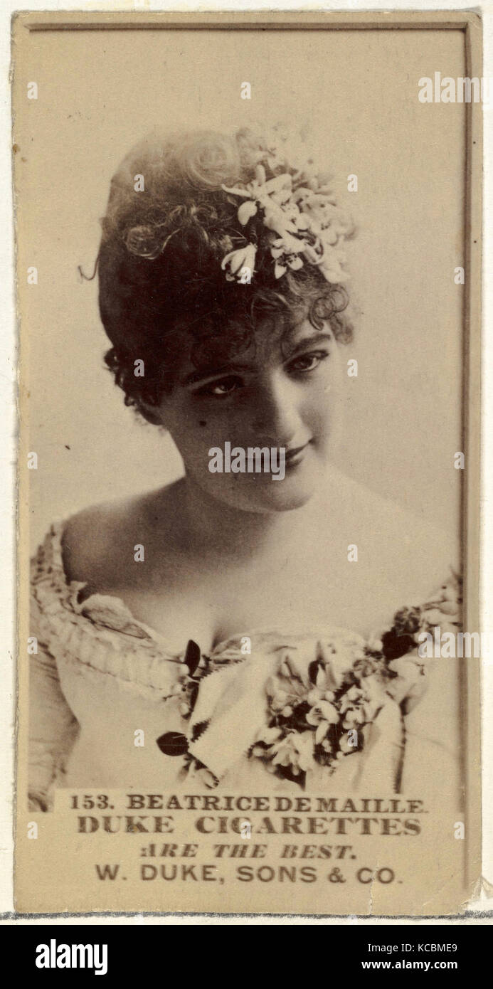 Drawings and Prints, Photograph, Card Number 153, Beatrice De Maille ...