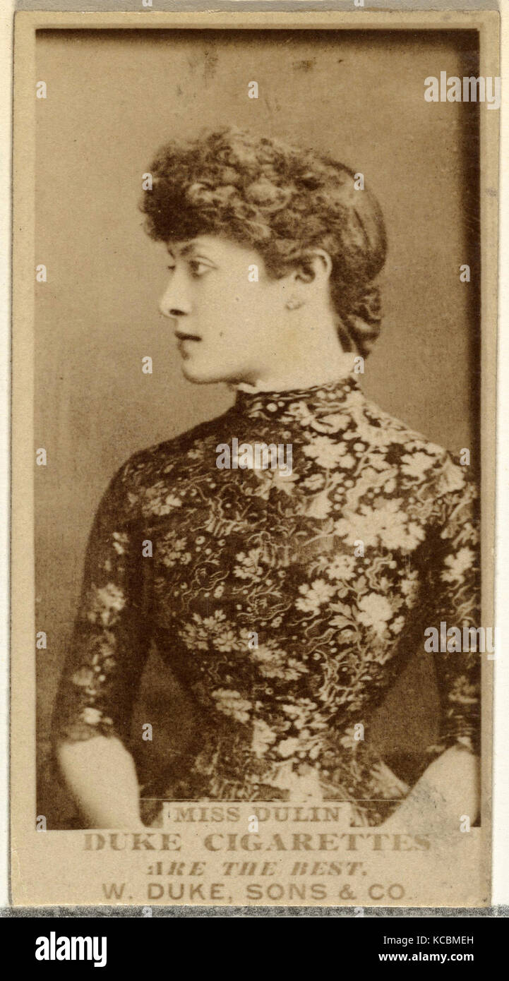 Drawings and Prints, Photograph, Miss Dulin, from the Actors and ...