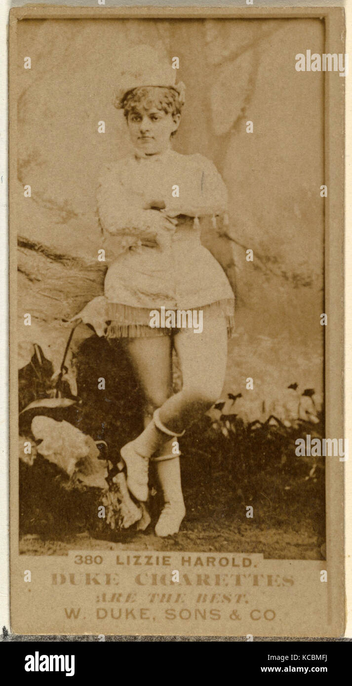Drawings and Prints, Photograph, Card Number 380, Lizzie Harold, from ...