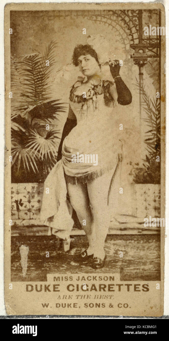 Drawings and Prints, Photograph, Miss Jackson, from the Actors and ...