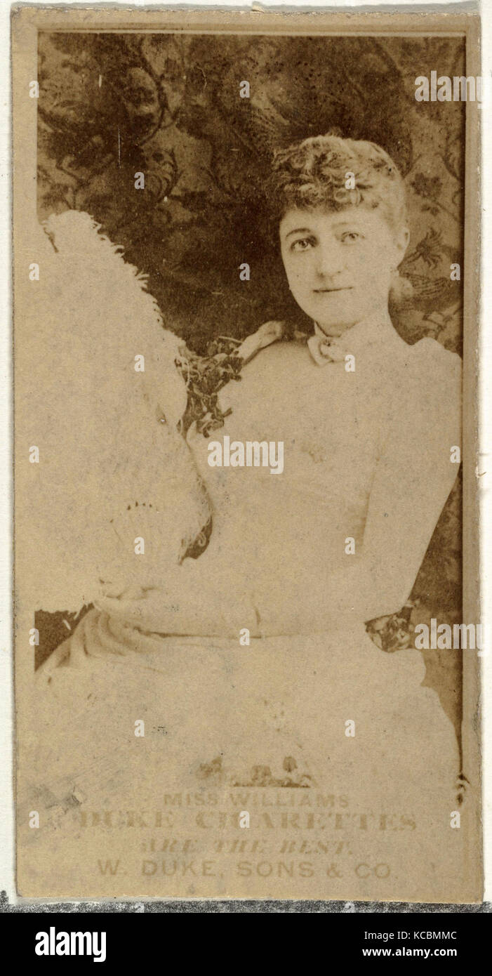 Drawings and Prints, Photograph, Miss Williams, from the Actors and ...