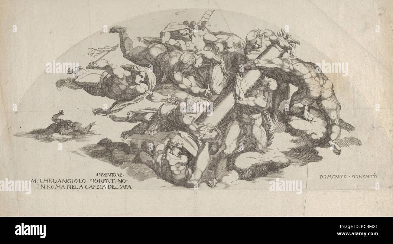 Group from the Last Judgment, Angels Carrying the Column of the ...