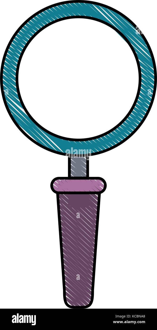Magnifying glass symbol Stock Vector Image & Art - Alamy