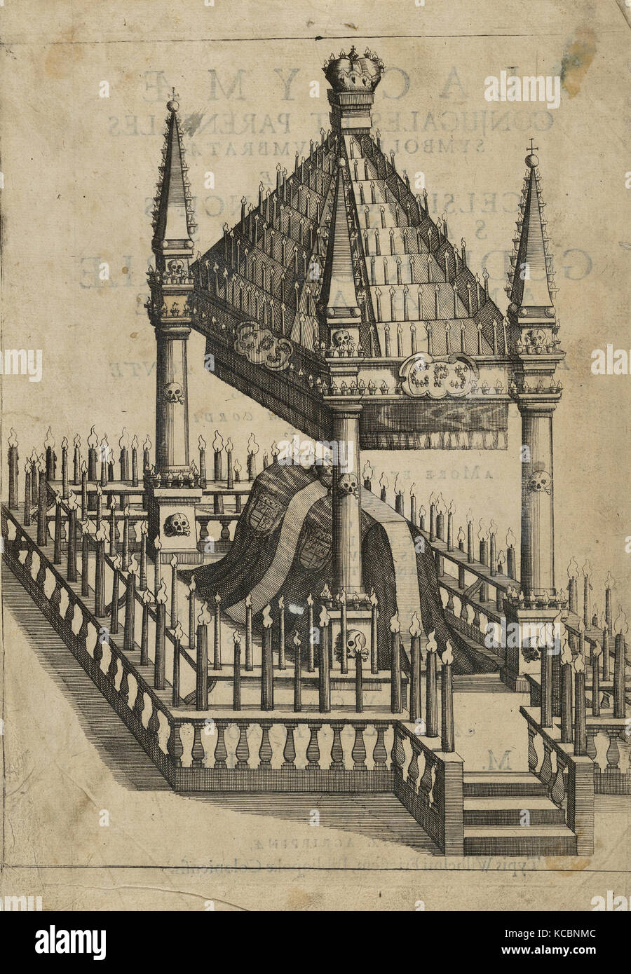 Drawings and Prints, Print, Fete, Ornament & Architecture, Catafalque ...